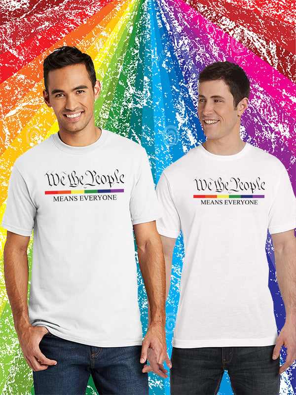 WTP Means Everyone Rainbow Bar White T-shirt