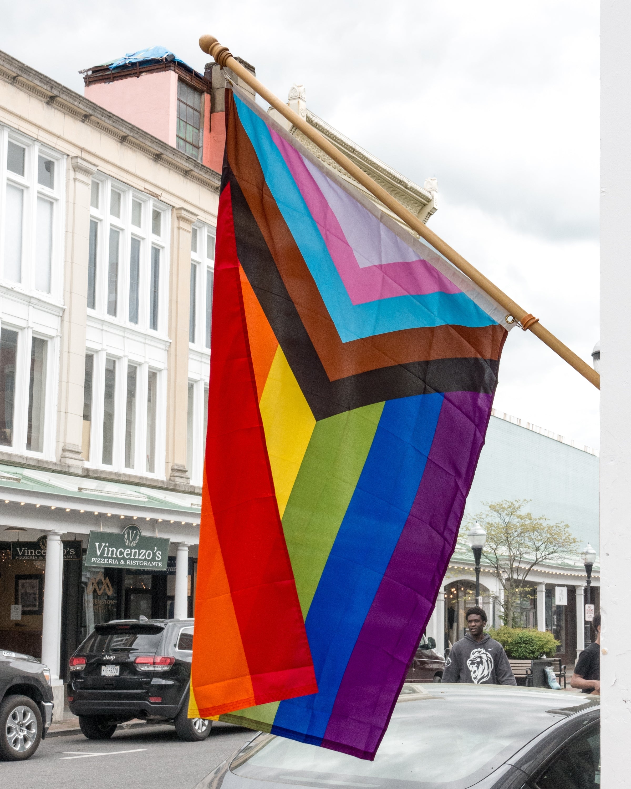 Progressive Rainbow Flag, 3x5 feet, Discover the History of the Progre
